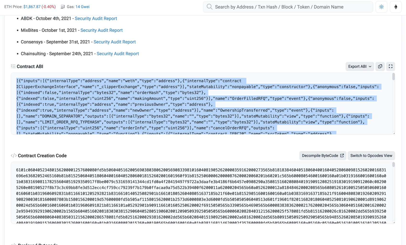 Decoding Ethereum Smart Contract Events using ABIs